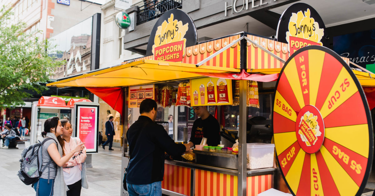 Jonny's Popcorn • Rundle Mall