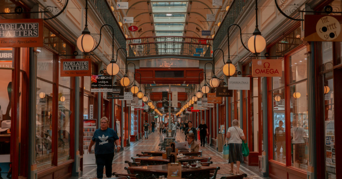 Rundle Mall • Centres + Arcades