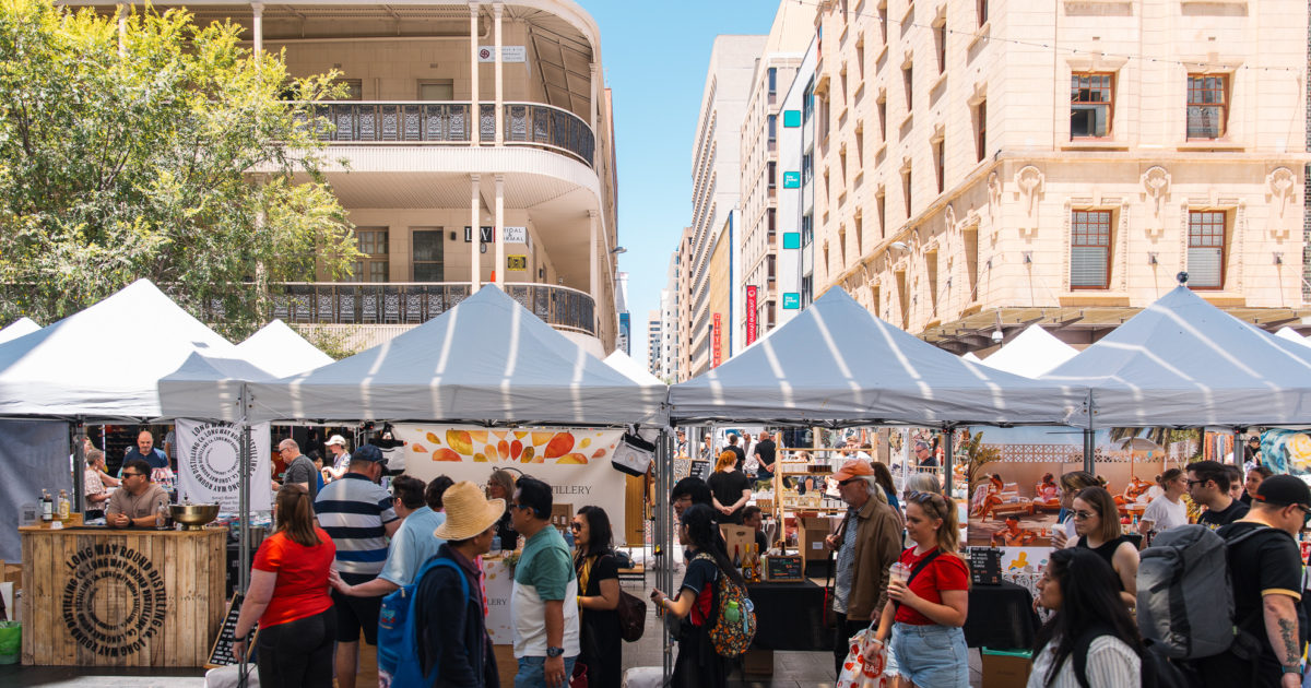 Rundle Mall • Gathered Market in the Mall
