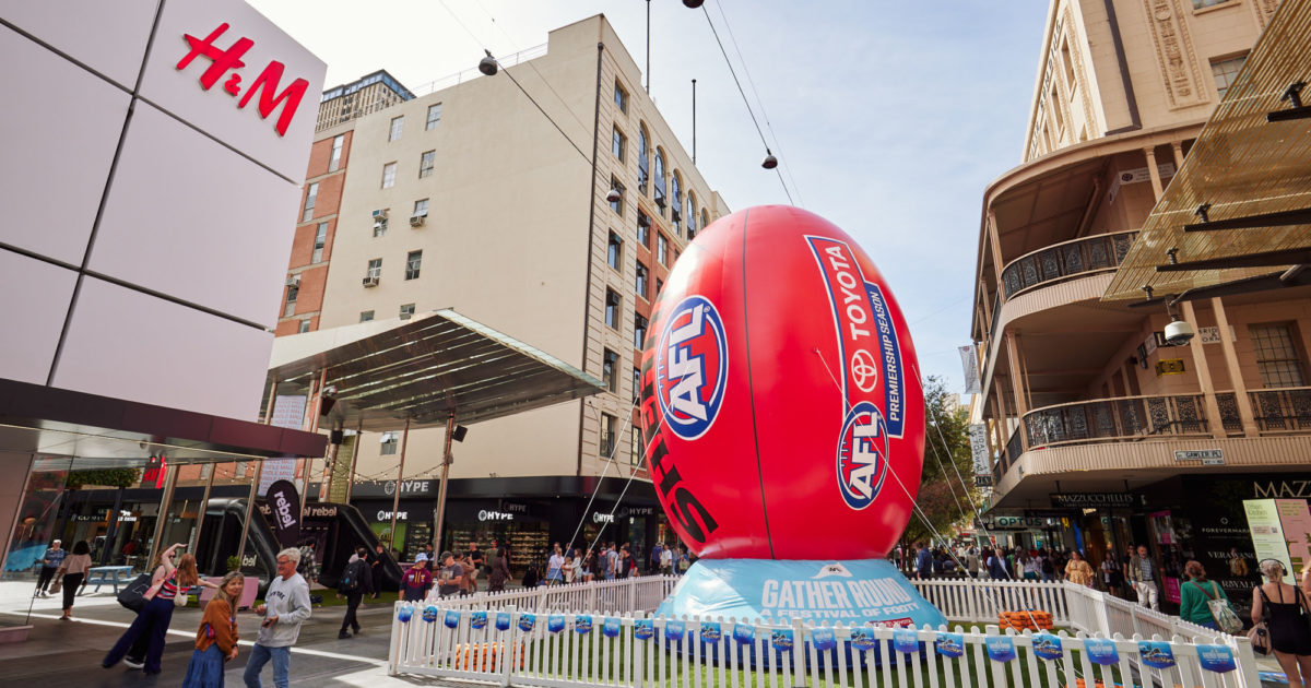 Footy fever is back with Gather Round! • Rundle Mall