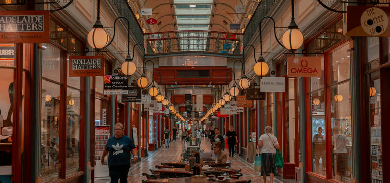 Rundle Mall • Centres + Arcades