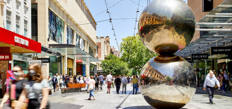 Rundle Mall • The 'Mall's Balls'
